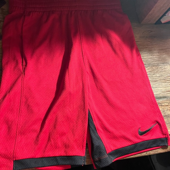 Nike | Bottoms | Guc Kids Nike Drifit Red And Black Basketball Shorts ...